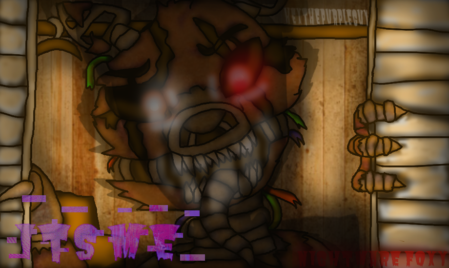 fnaf nightmare foxy vs hex the purple guy by Theblackdemond on DeviantArt