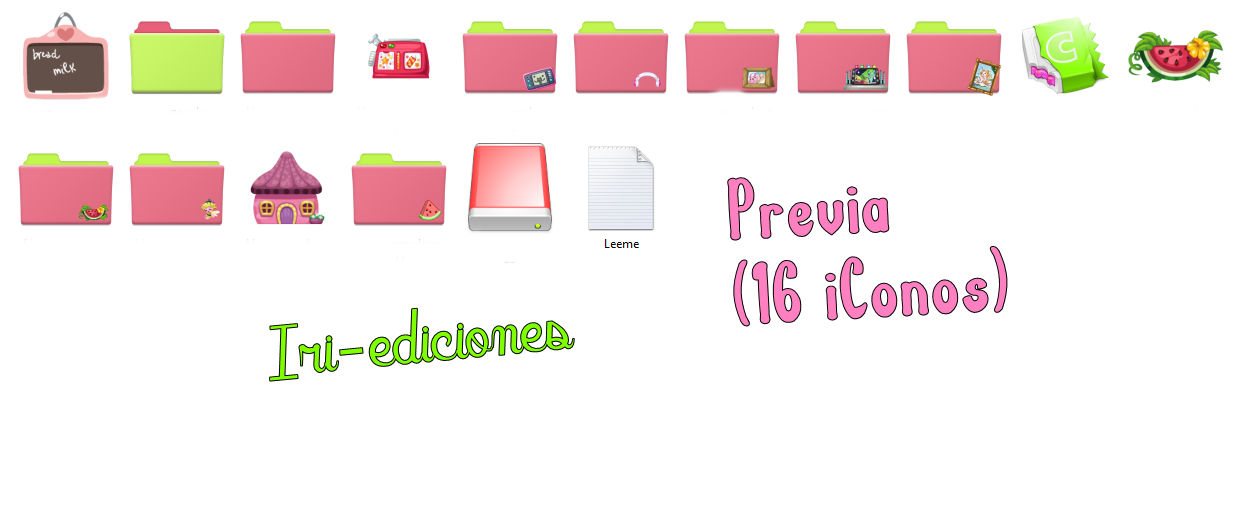 Iconos (Pack chiquiito) by Iri-ediciones on DeviantArt