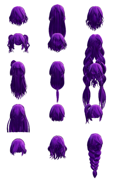 [MMD] TDA big hair pack #1 DOWNLOAD[Watchers gift] by Miriam2006 on ...