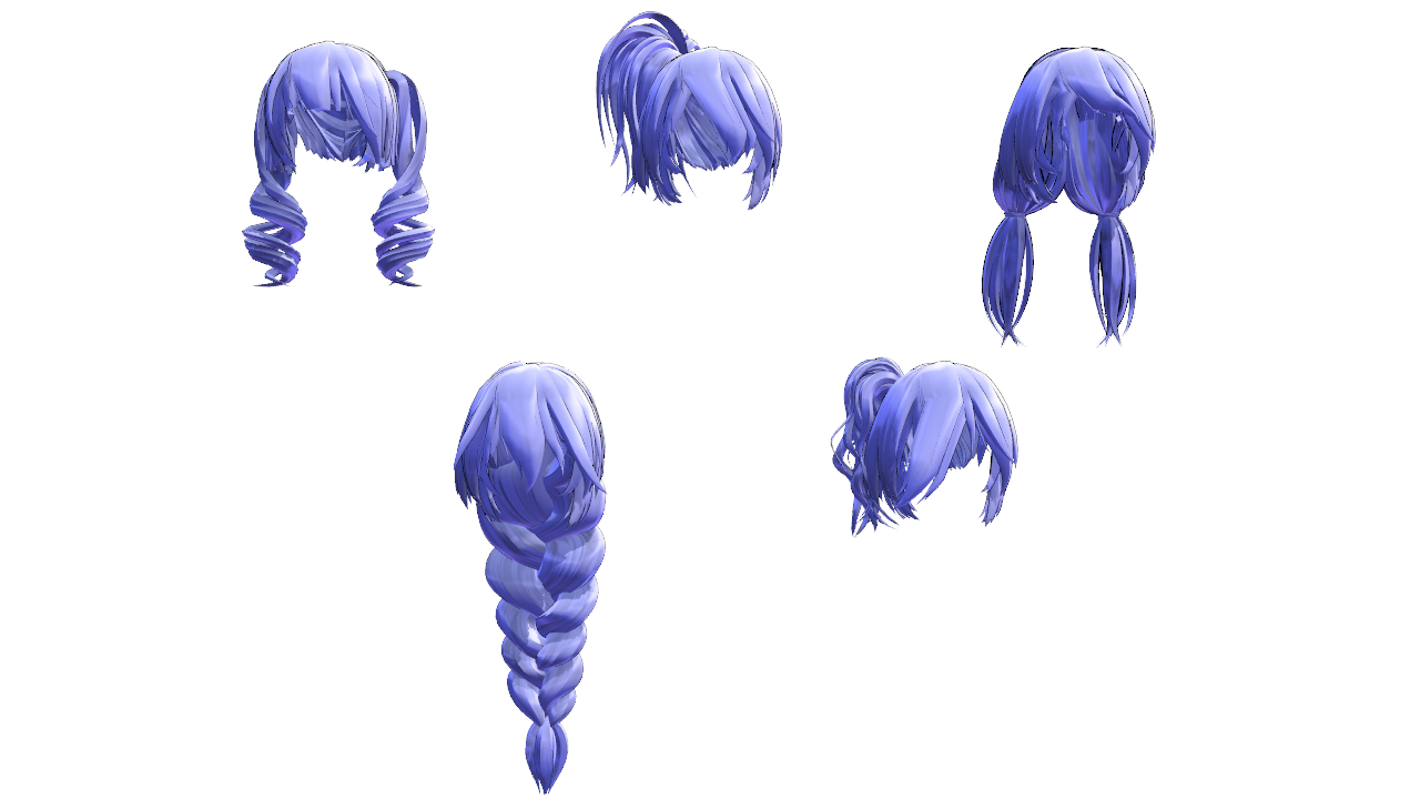 [MMD] TDA hair pack #12 DOWNLOAD by Miriam2006 on DeviantArt