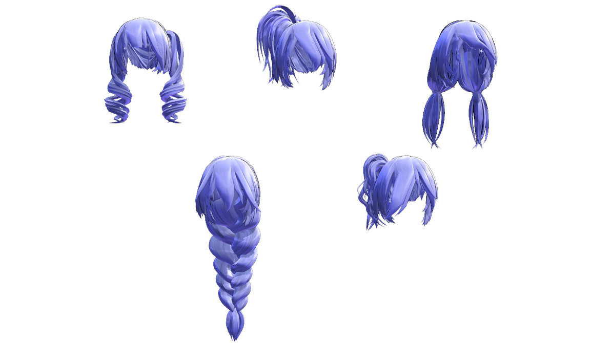 [MMD] TDA hair pack #12 DOWNLOAD by Miriam2006 on DeviantArt