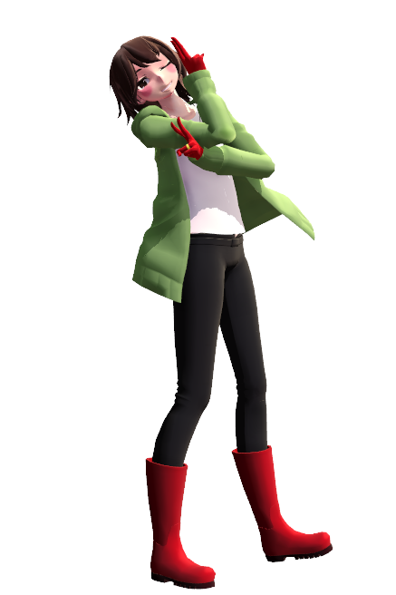 MMD [Storyshift x MMD] TDA Chara DOWN by Miriam2006 on DeviantArt