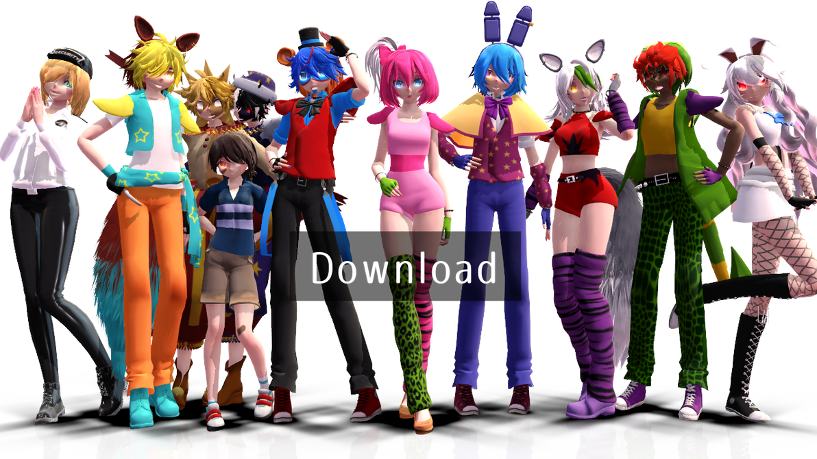 [MMD x FNAF SB] TDA FNAF SB Pack {Download} by Miriam2006 on DeviantArt
