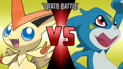 Victini vs. Veemon DEATH BATTLE! by V-Create on DeviantArt