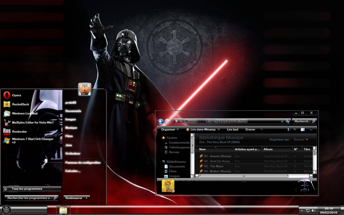 Darth Vader theme by proto69 on DeviantArt