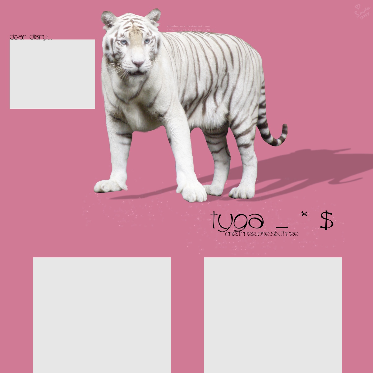 tiger layout by smile-pretty-art on DeviantArt