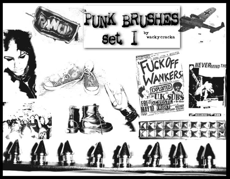 Punk Brushes I by da-punks on DeviantArt