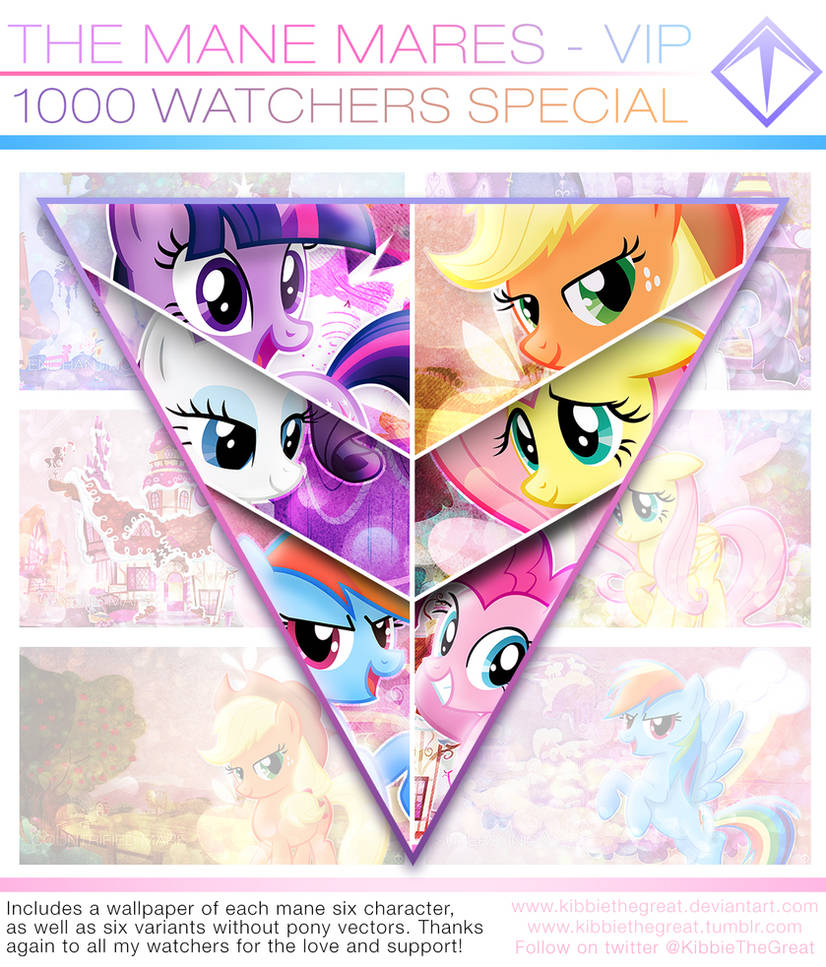 The Mane Mares - VIP - {1000 WATCHERS SPECIAL} by KibbieTheGreat on ...