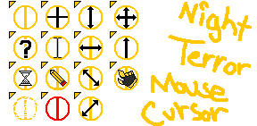 Night Terror mouse cursors by ScottDraws on DeviantArt