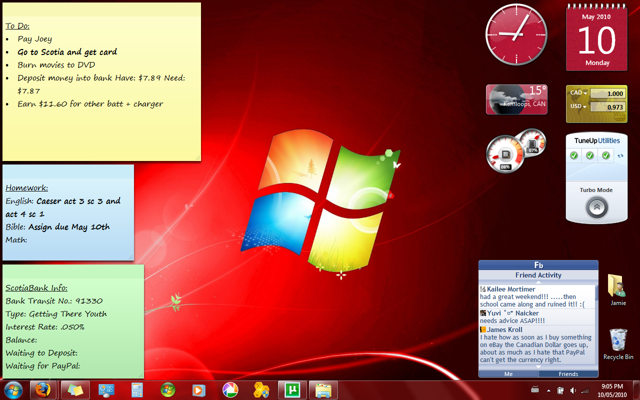 Windows 7 RED by DaBestFox on DeviantArt