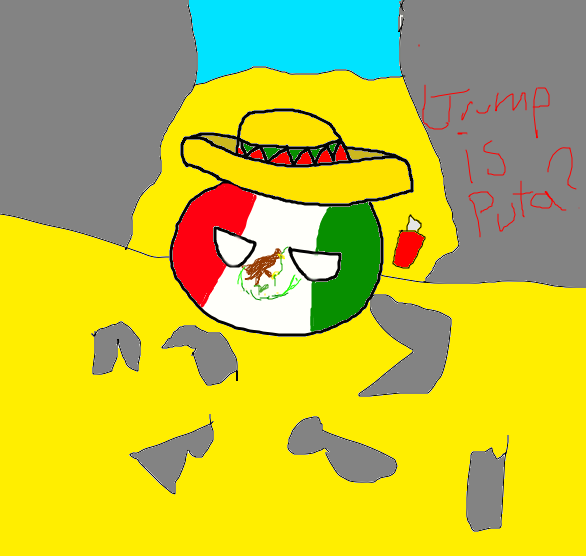 Mexico ball the badass by MexicoBallPls on DeviantArt