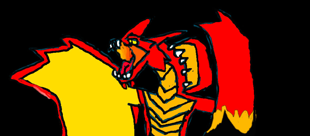Flaming Magma dragon by Darklore57 on DeviantArt