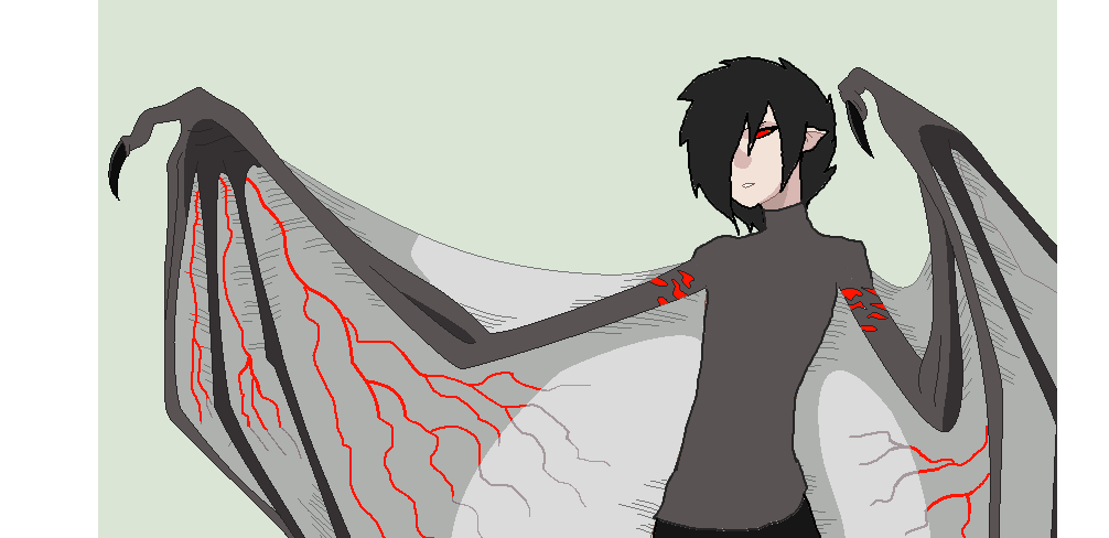 Batpire Damien (Goku's Vampire name) by MaddieFlame on DeviantArt