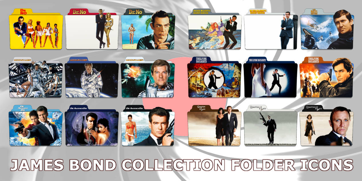 James Bond Series Folder Icons by AckermanOP on DeviantArt