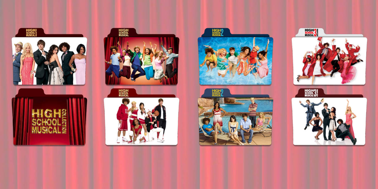 High School Musical Collection Folder Icons by AckermanOP on DeviantArt