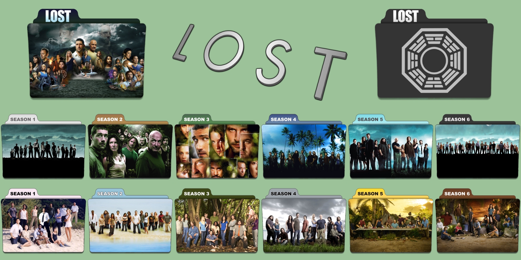 Lost TV Series Folder Icons by AckermanOP on DeviantArt