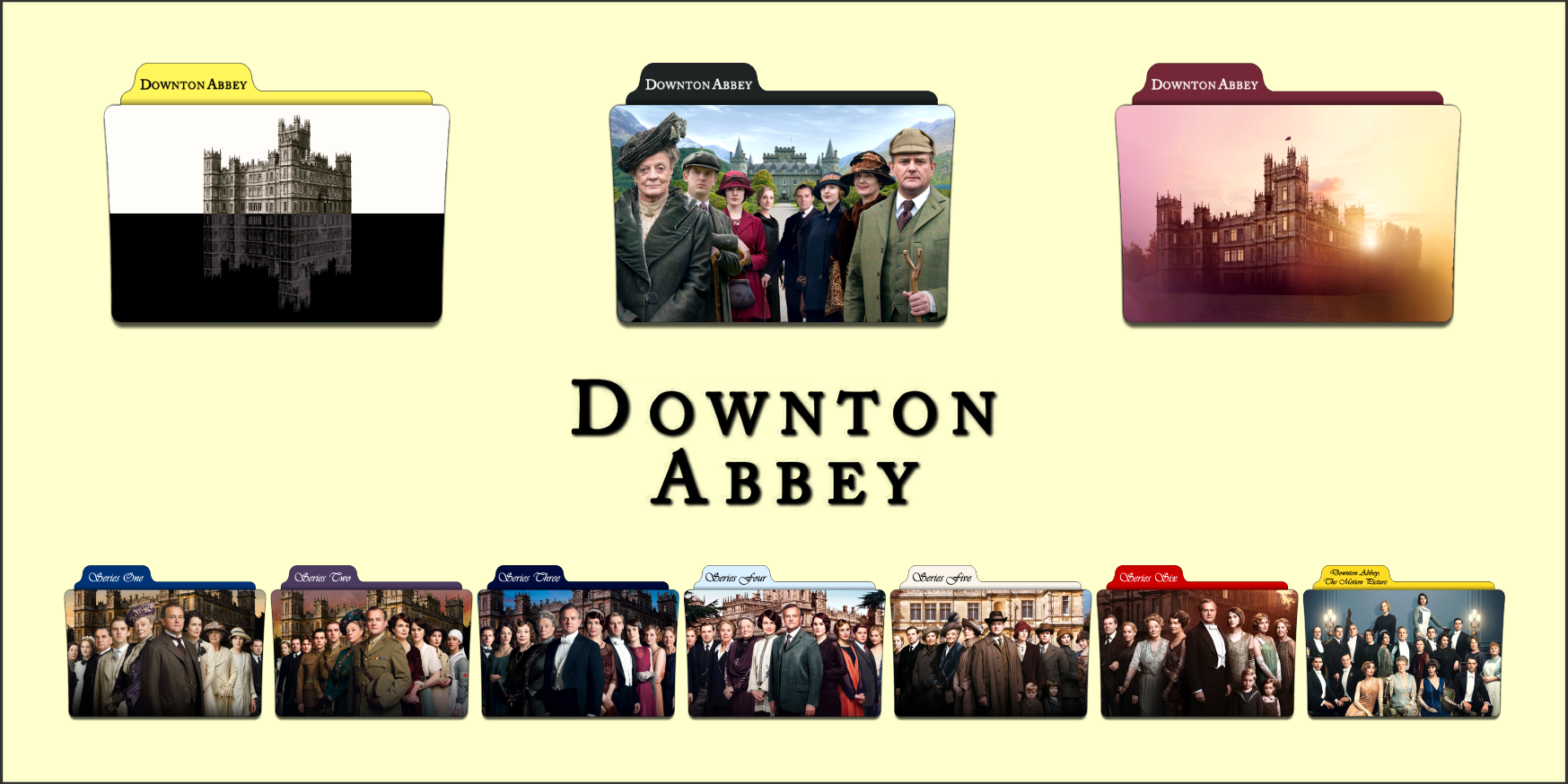 Downton Abbey (TV Series) Folder Icons by AckermanOP on DeviantArt