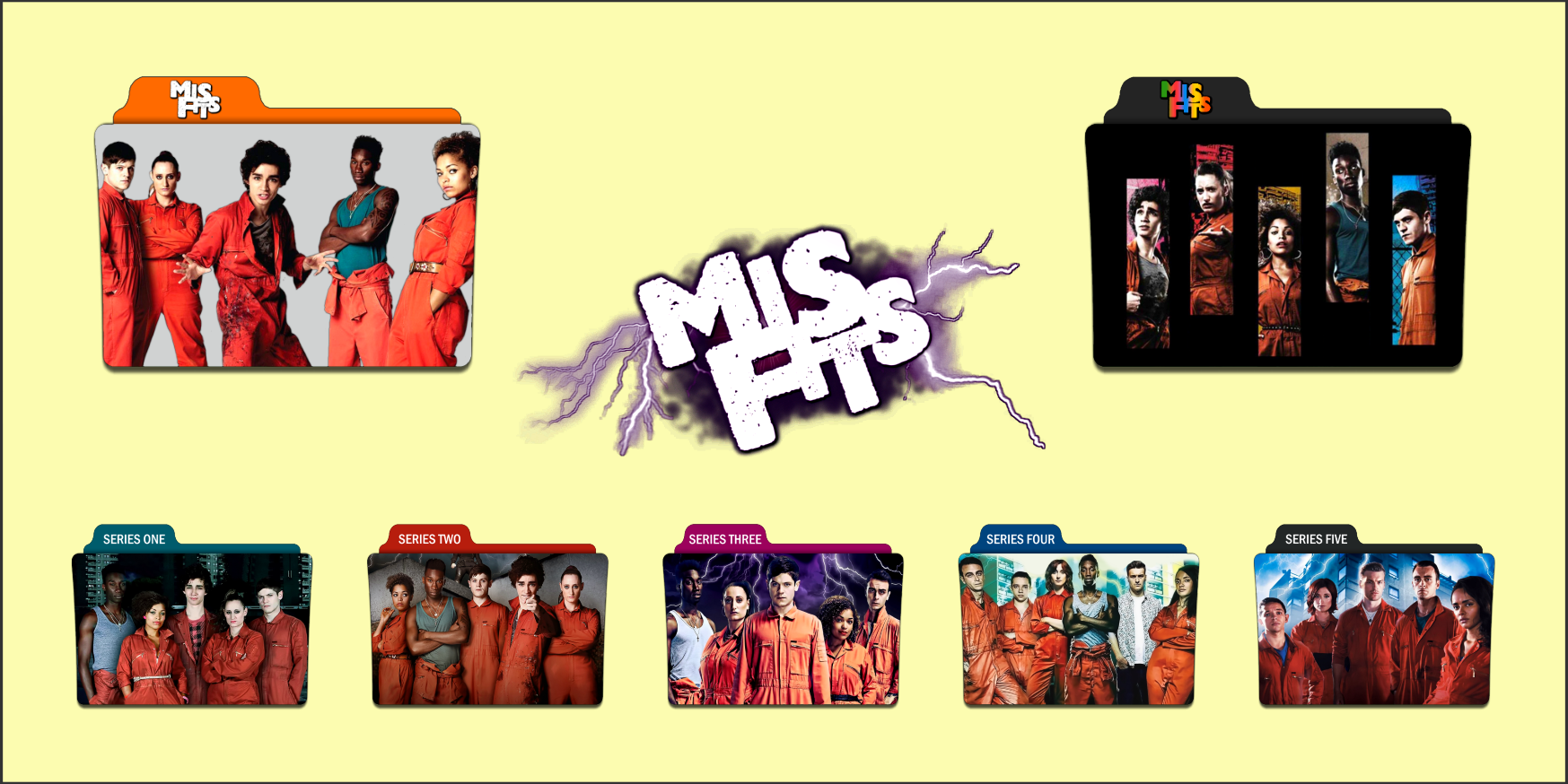 Misfits (TV Series) Folder Icons by AckermanOP on DeviantArt