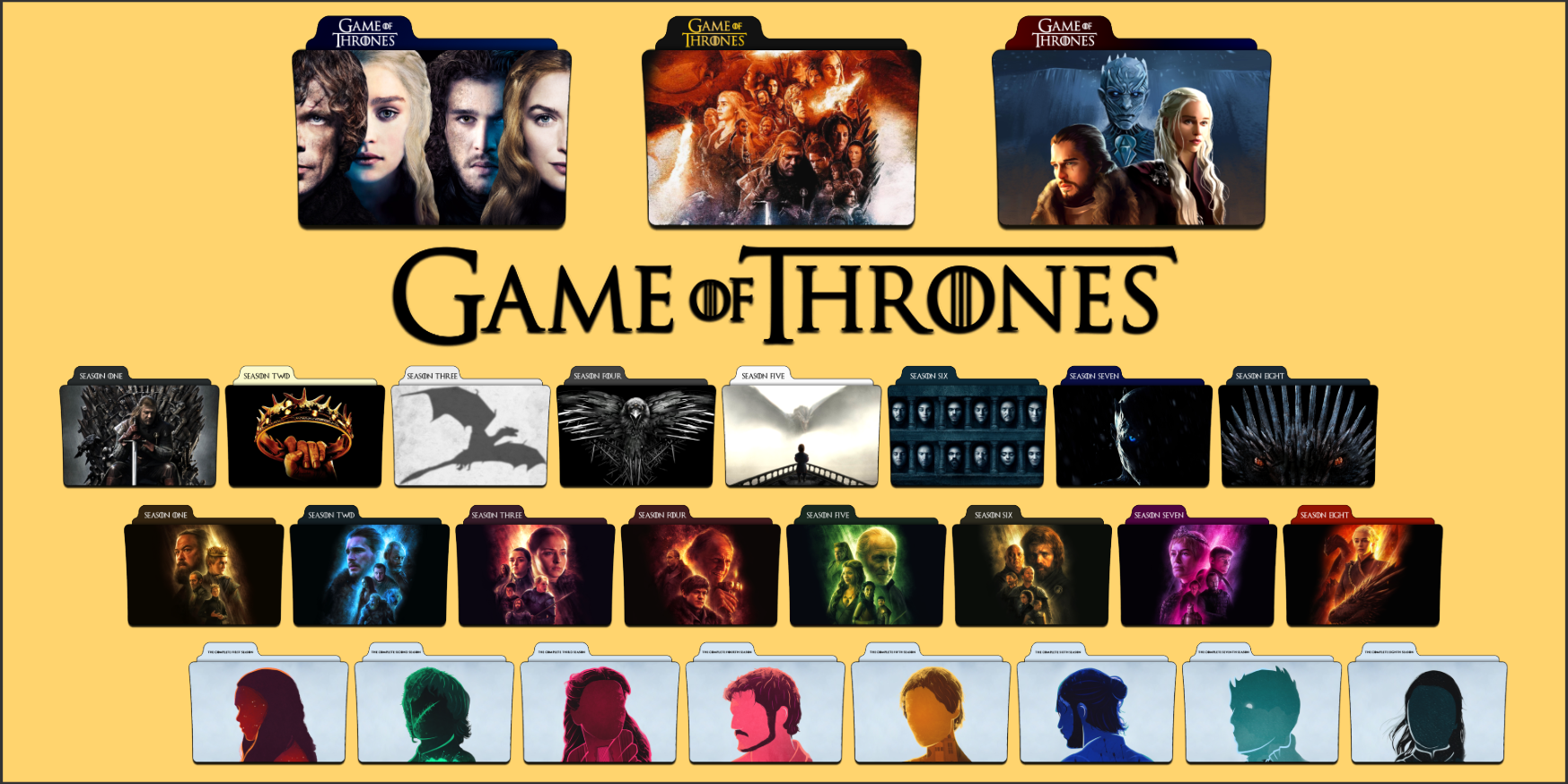Game Of Thrones (TV Series) Folder Icons by AckermanOP on DeviantArt