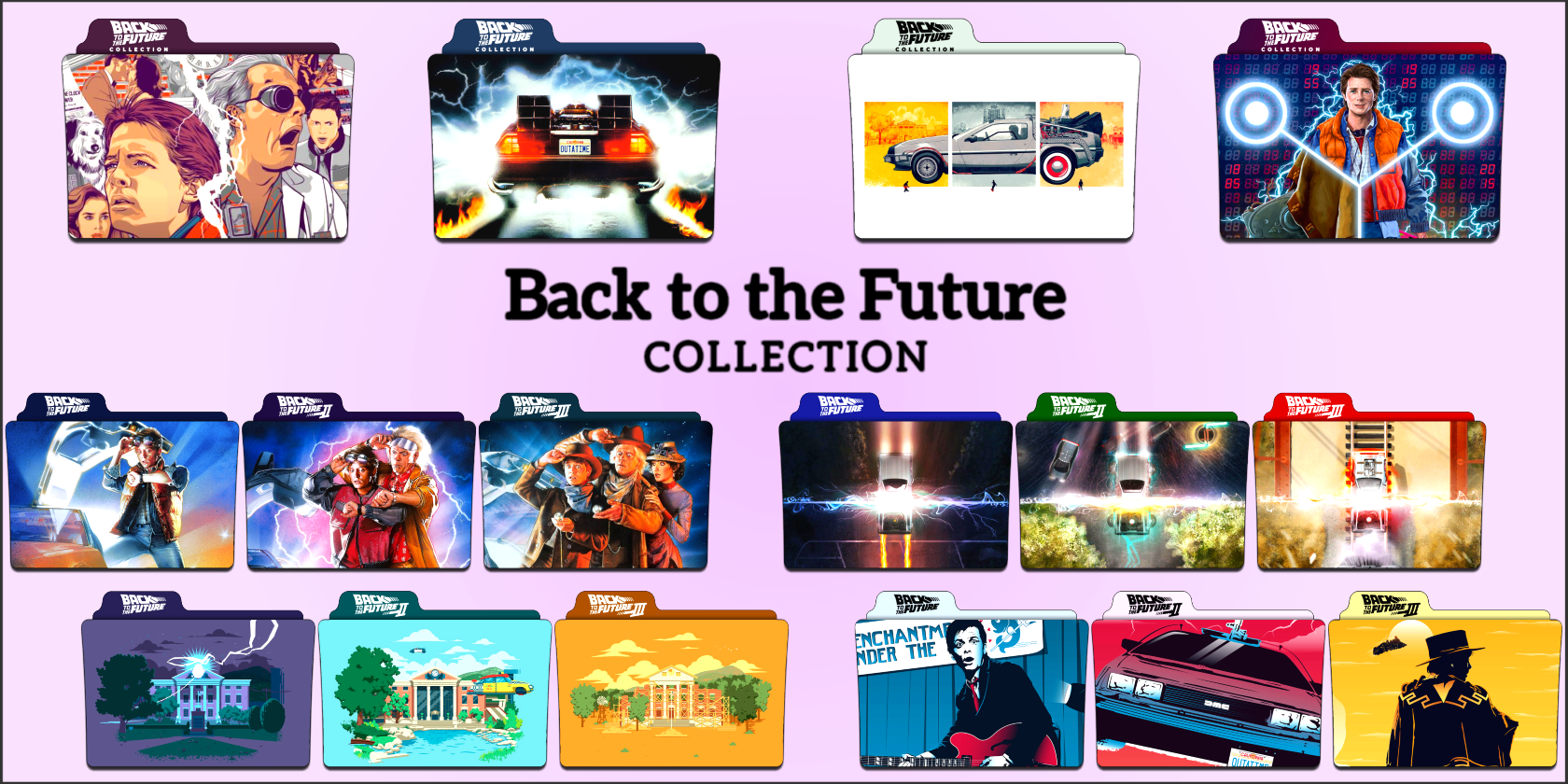 Back To The Future Film Series Folder Icons by AckermanOP on DeviantArt