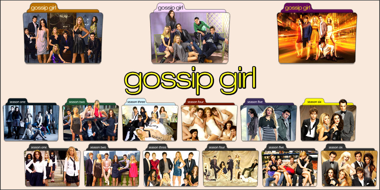 Gossip Girl (TV Series) Folder Icons by AckermanOP on DeviantArt