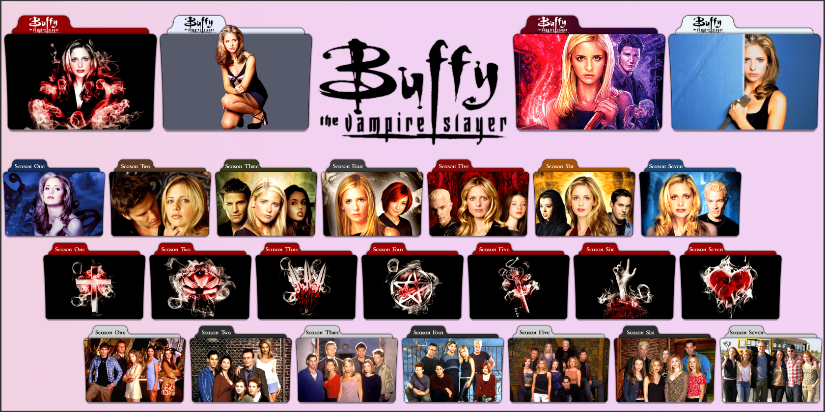 Buffy The Vampire Slayer (TV Series) Folder Icons by AckermanOP on ...