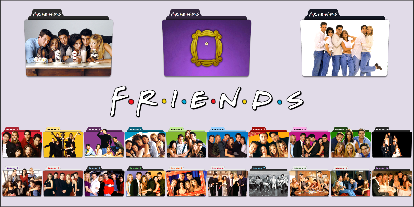Friends (TV Series) Folder Icons by AckermanOP on DeviantArt