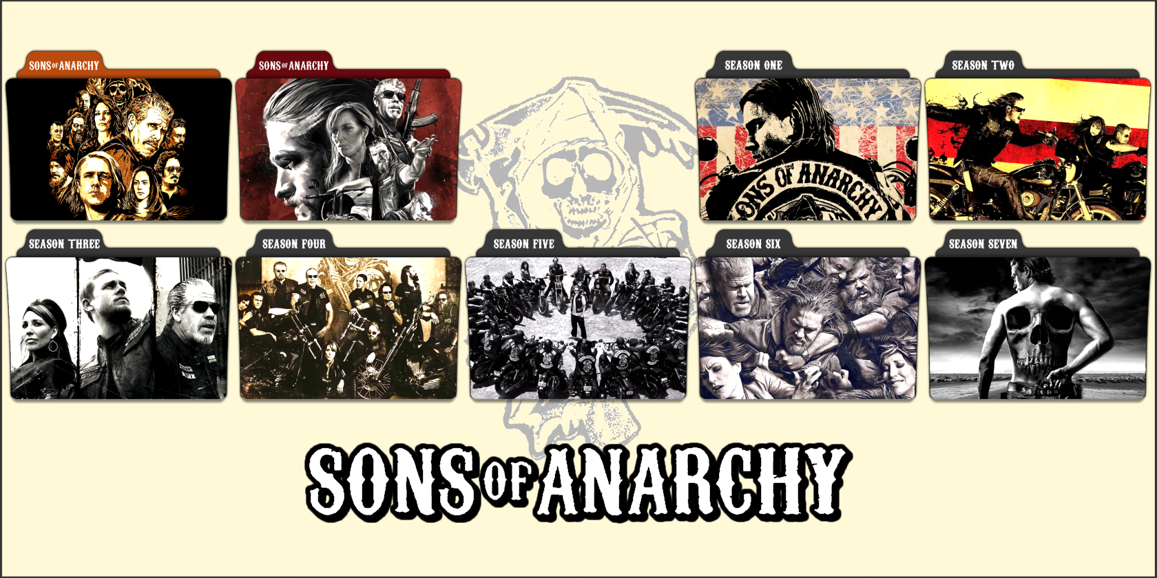 Sons Of Anarchy (TV Series) Folder Icons by AckermanOP on DeviantArt