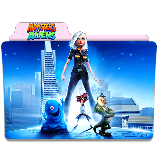 Monsters vs. Aliens (2009) Folder Icon by AckermanOP on DeviantArt