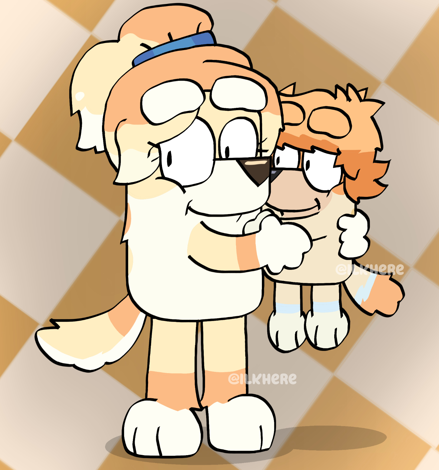 Almond Heeler (Radley and Frisky Fanchild) by ilkhere on DeviantArt