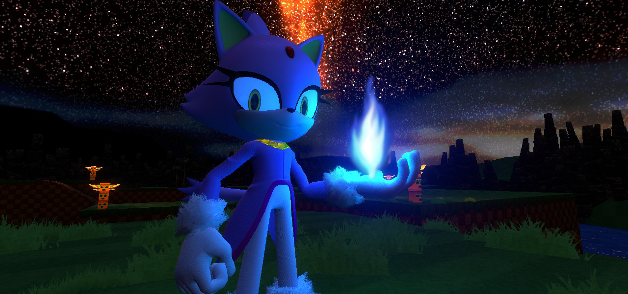 Blue fire Blaze by CyotheLion on DeviantArt