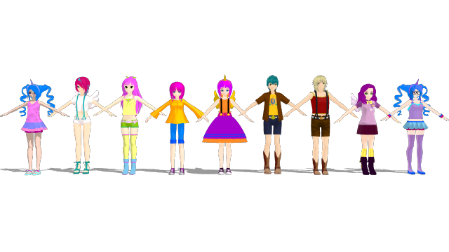 MMD MLP G5 new models by busmike89 on DeviantArt