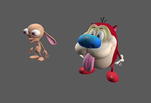 Ren And Stimpy Model by Oofinator26 on DeviantArt