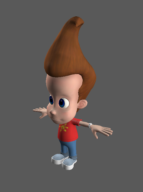 JimmyNeutronModel by Oofinator26 on DeviantArt