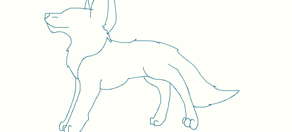 wolf base by itsnotyouever12 on DeviantArt