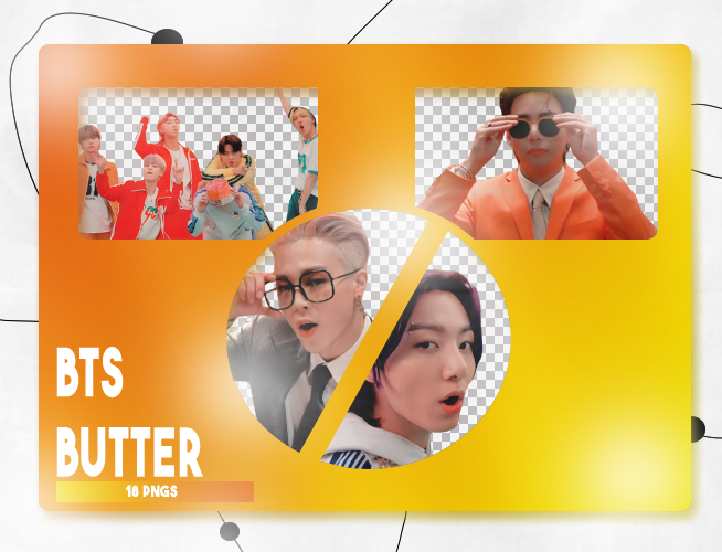 BTS for Butter| PNG Pack by jinisxart on DeviantArt