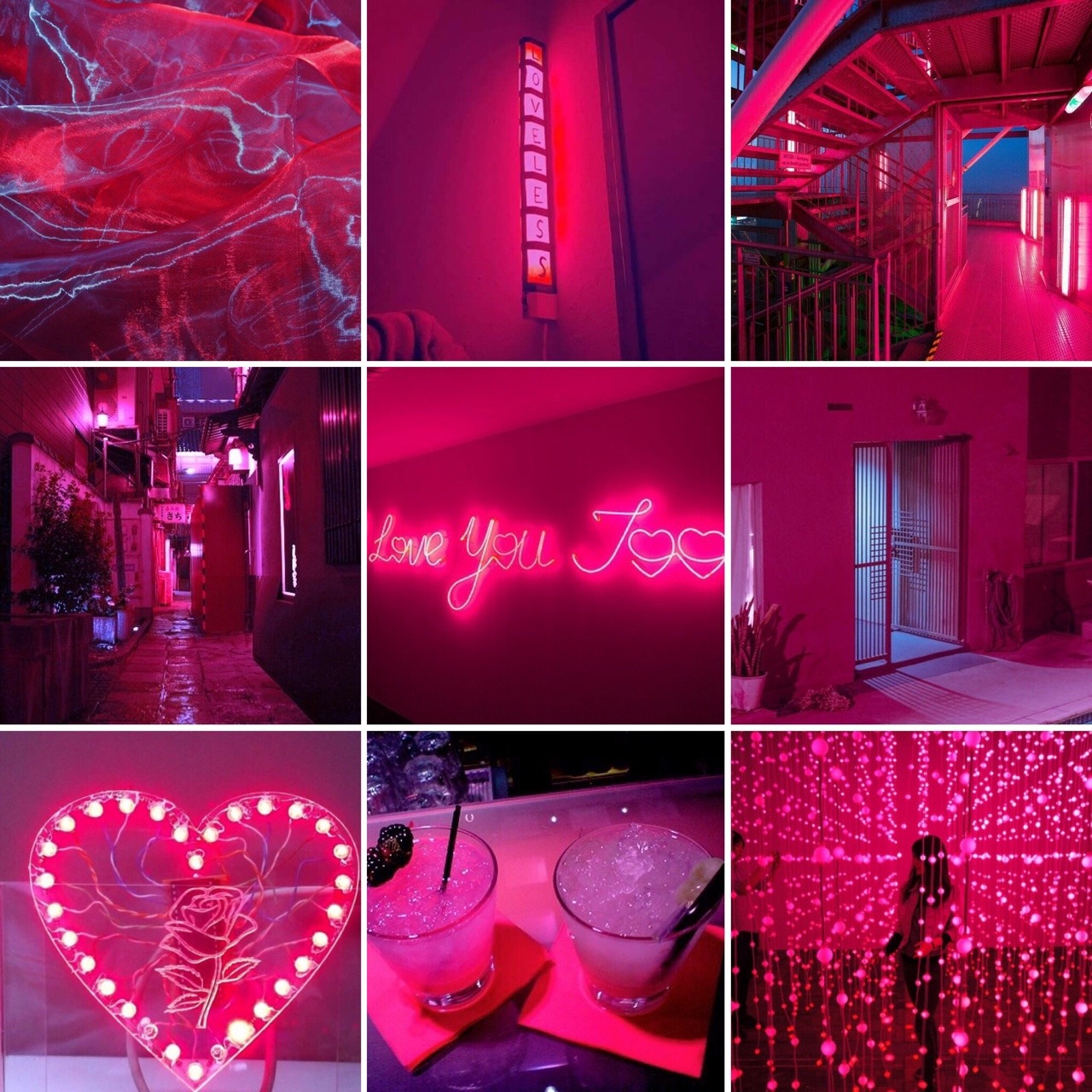Dark pink moodboard aesthetic! by randomaesthetics on DeviantArt