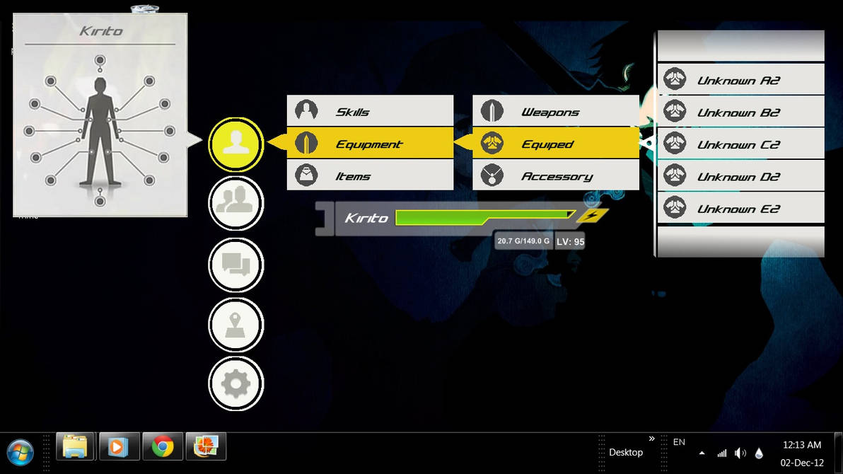 SWORD ART ONLINE GUI 1.4 by My-Freedom-In-Art on DeviantArt