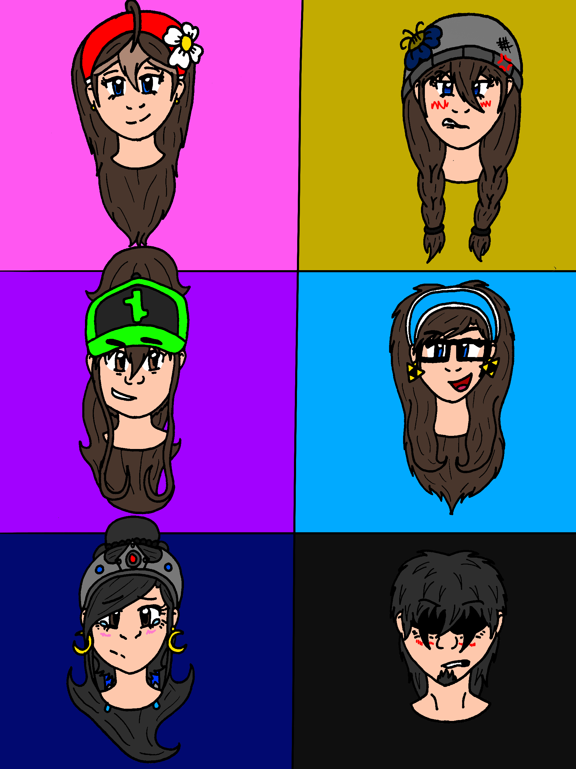 Human Headshot Practice by Sweettooth5505 on DeviantArt