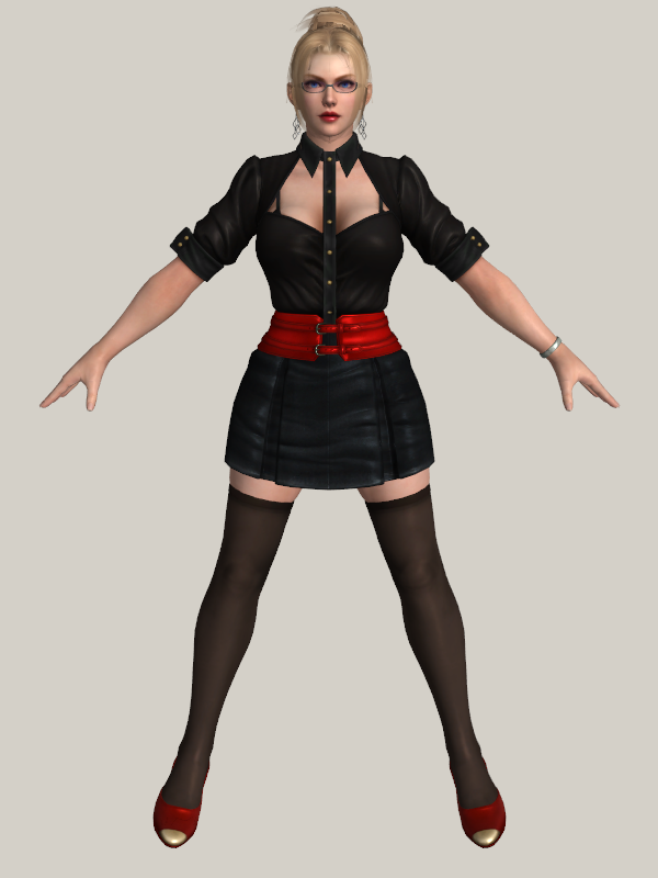 DOA5LR Rachel Costume 011 XPS Model by crazydoafan4 on DeviantArt