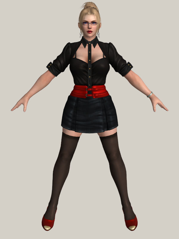DOA5LR Rachel Costume 011 XPS Model by crazydoafan4 on DeviantArt