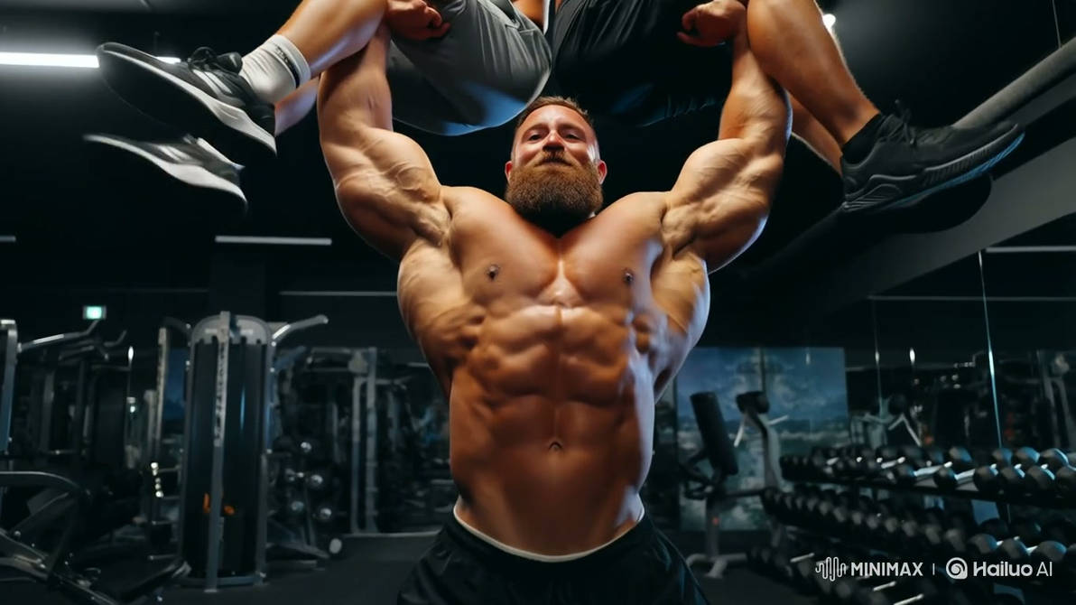 Hailuo Video Huge bodybuilder bearded dad 453927 by Liftmeup69 on ...