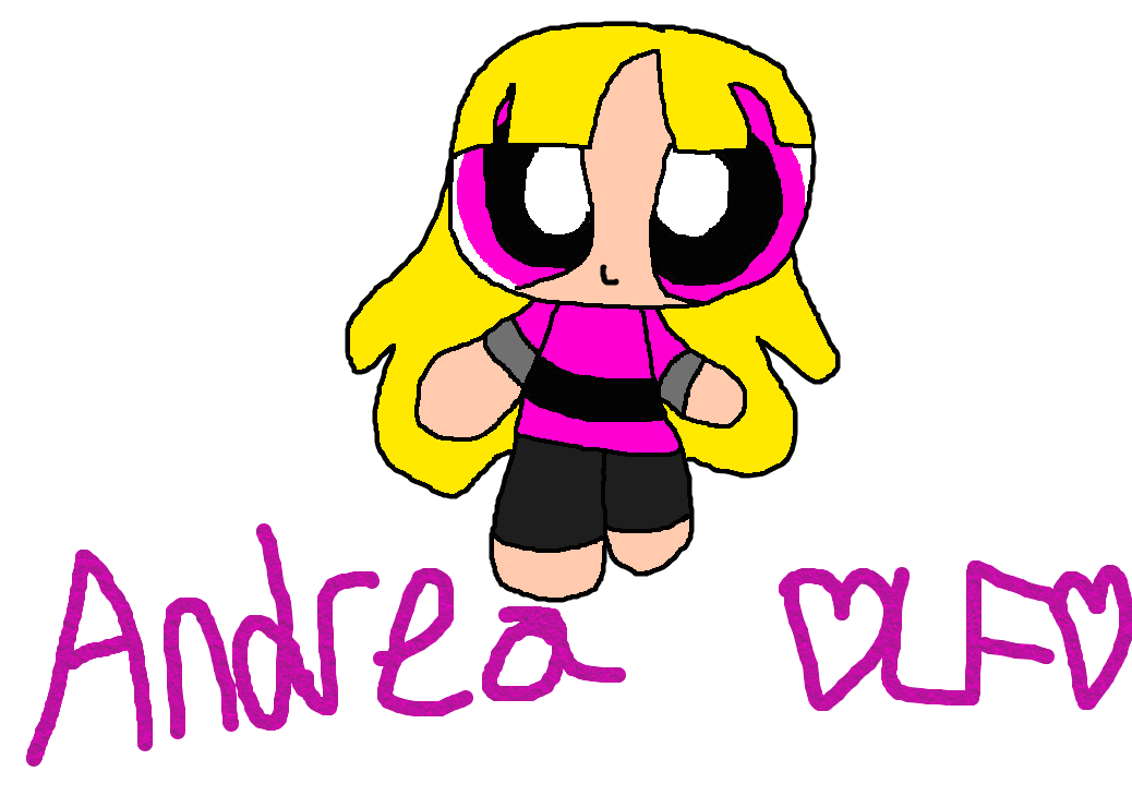 A REALLY CUTE Drawing of Andrea by LaceyPowerPuffGirl on DeviantArt