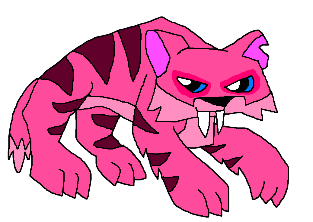 A PAWSOME Drawing of a Sabertooth Tiger by LaceyPowerPuffGirl on DeviantArt