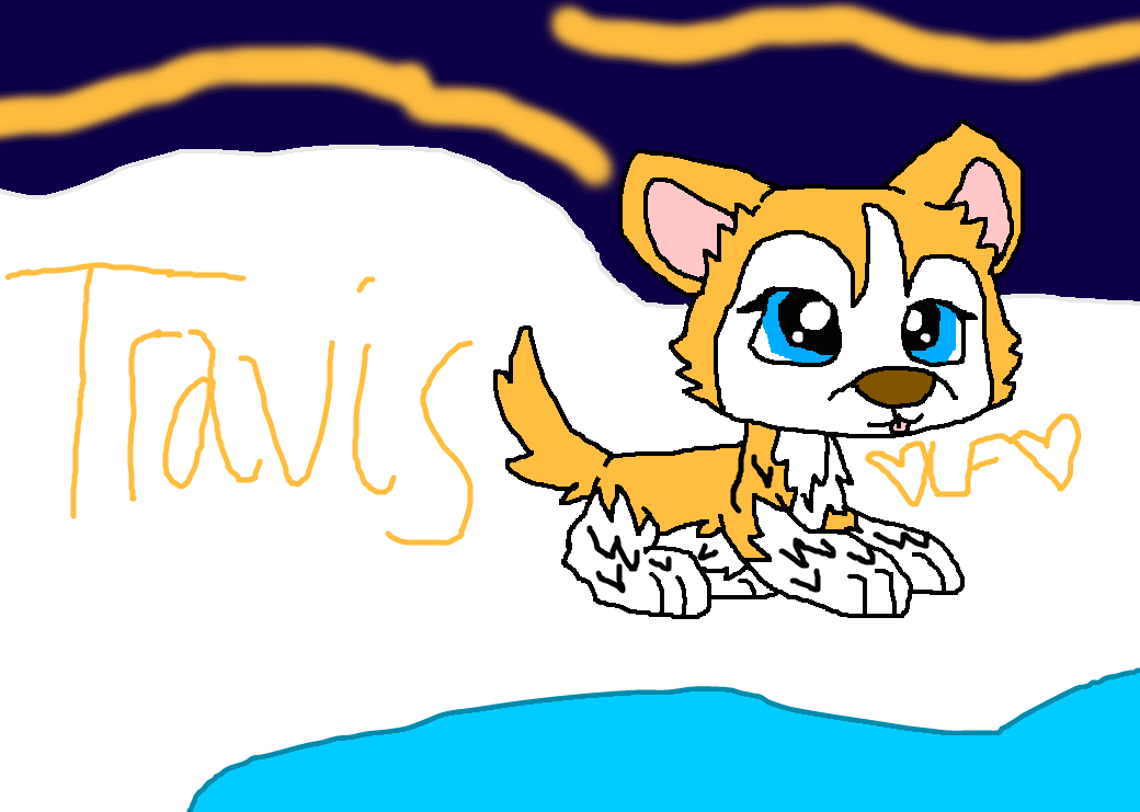LPS Dog Drawing of Travis by LaceyPowerPuffGirl on DeviantArt