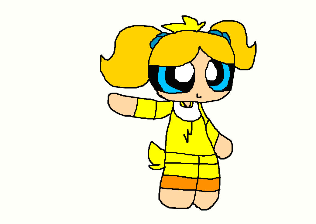 FNA2016PPG Drawing of Bubbles by LaceyPowerPuffGirl on DeviantArt