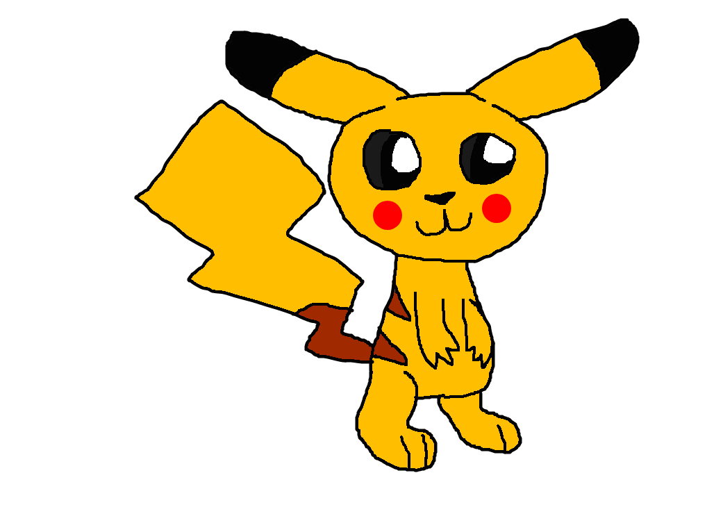 Cute Drawing of Pikachu by LaceyPowerPuffGirl on DeviantArt