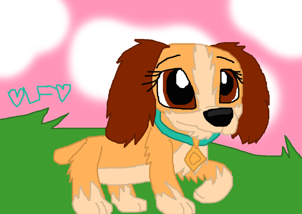 Disney Dog Drawing of Lady by LaceyPowerPuffGirl on DeviantArt