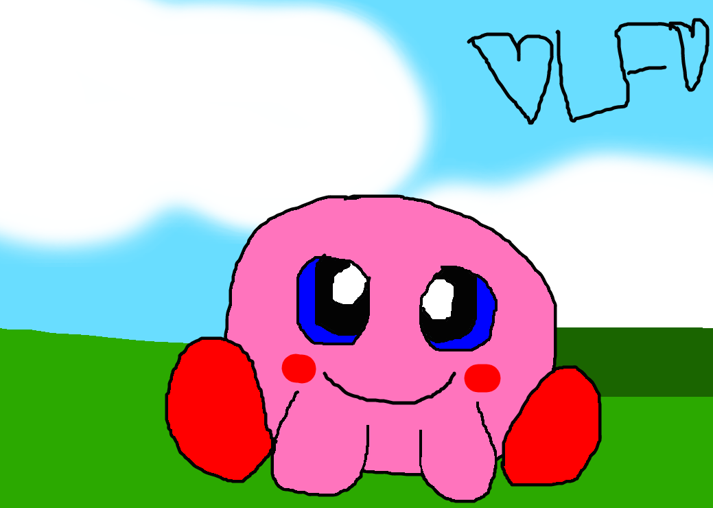 Cute Drawing of Kirby by LaceyPowerPuffGirl on DeviantArt