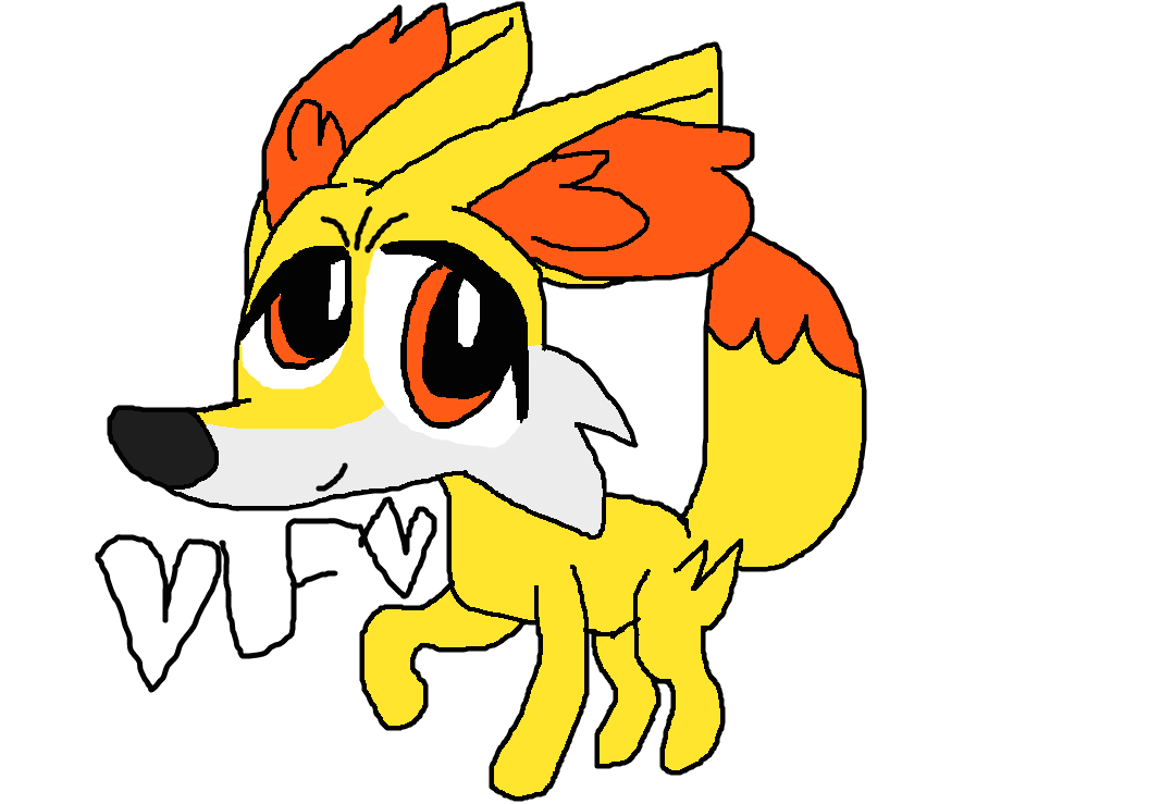 Adorable Drawing of Fennekin by LaceyPowerPuffGirl on DeviantArt